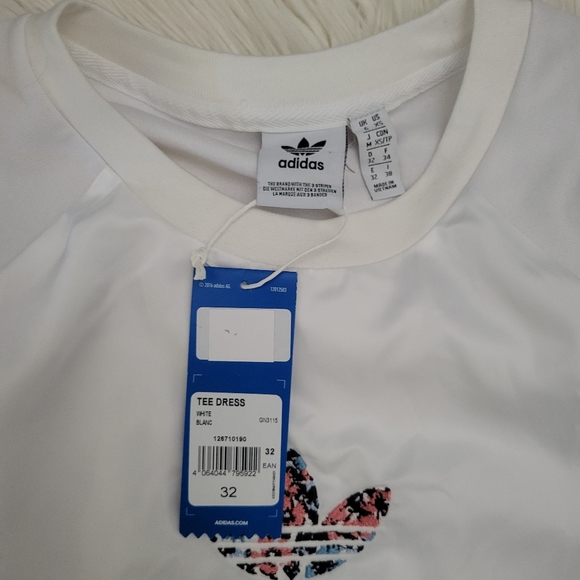 adidas | Dresses | Adidas Shortsleeved Drawstring Tee Dress Nwt | Poshmark